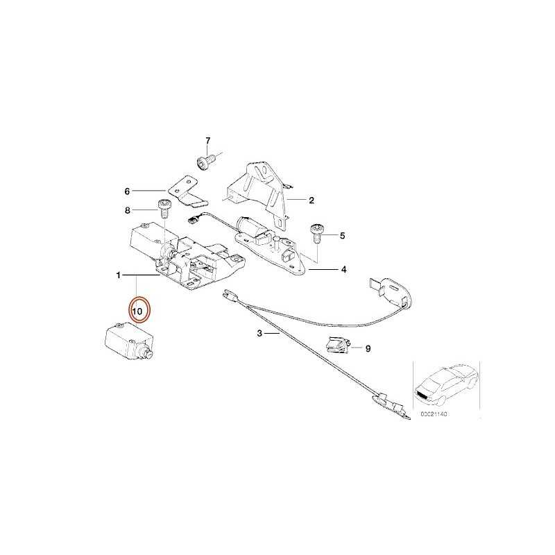 POIGNEE DE PORTE Moteur de centralisation Moteur de Centralisation du ...